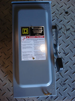 D222NRB SQUARE D SAFETY SWITCH 60A 240V NEW | eBay