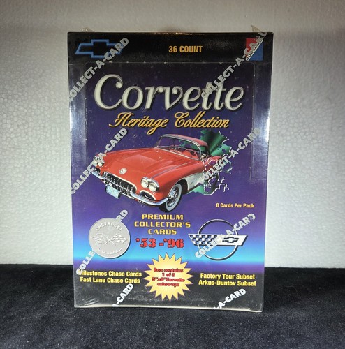 Corvette Heritage Collection Trading Cards - Sealed Box - Collect-A ...