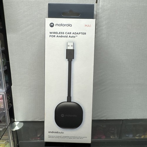 Motorola Wireless Car Adapter for Android Auto Instant Connection Black ...