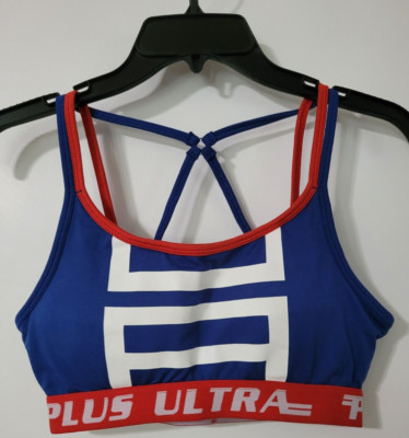 My Hero Academia Plus Ultra UA Gym Uniform Sports Bra Blue Size S Plus ...