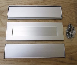ALUMINIUM LETTER BOX POSTAL LETTER PLATE COVER TIDY | eBay
