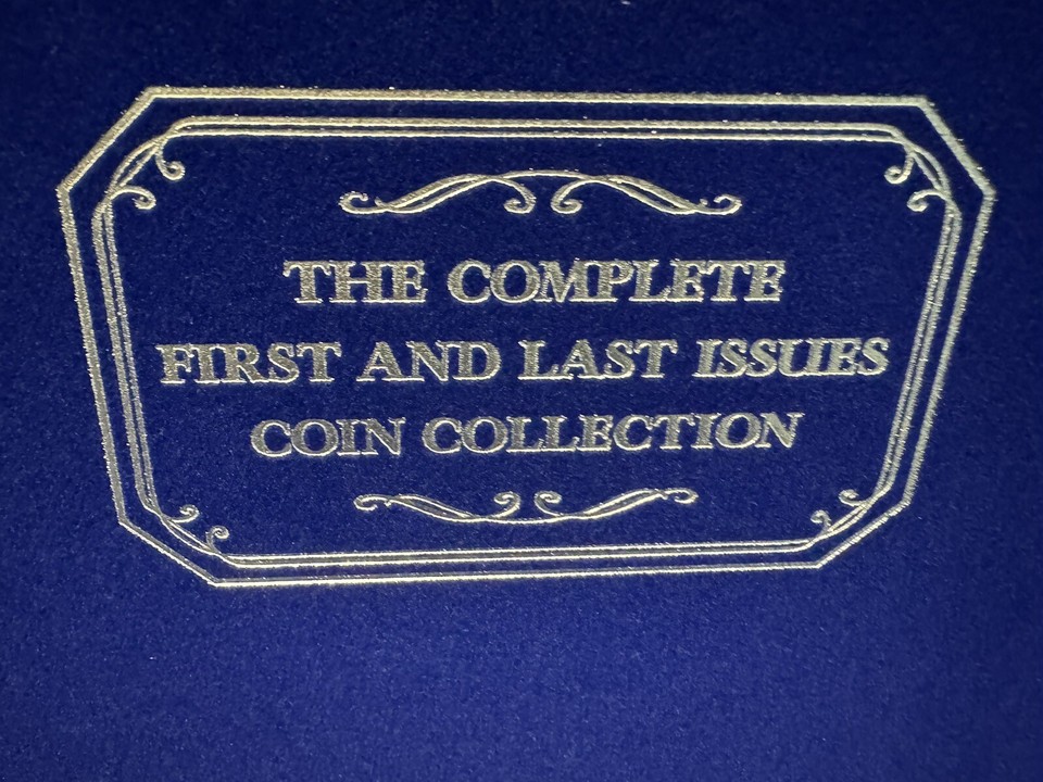 New Vintage the Complete First and Last Issue Coin Collection- NIB- No ...