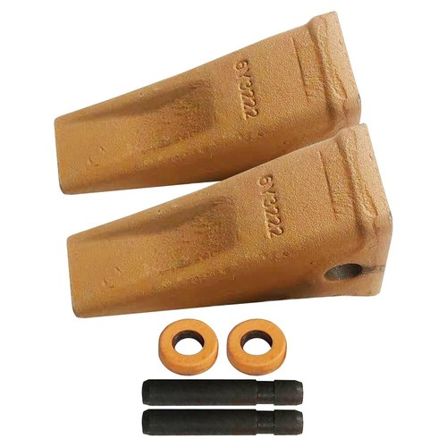 6Y3222 - Cat J225 Style Backhoe Bucket Dirt Teeth with Pins and ...
