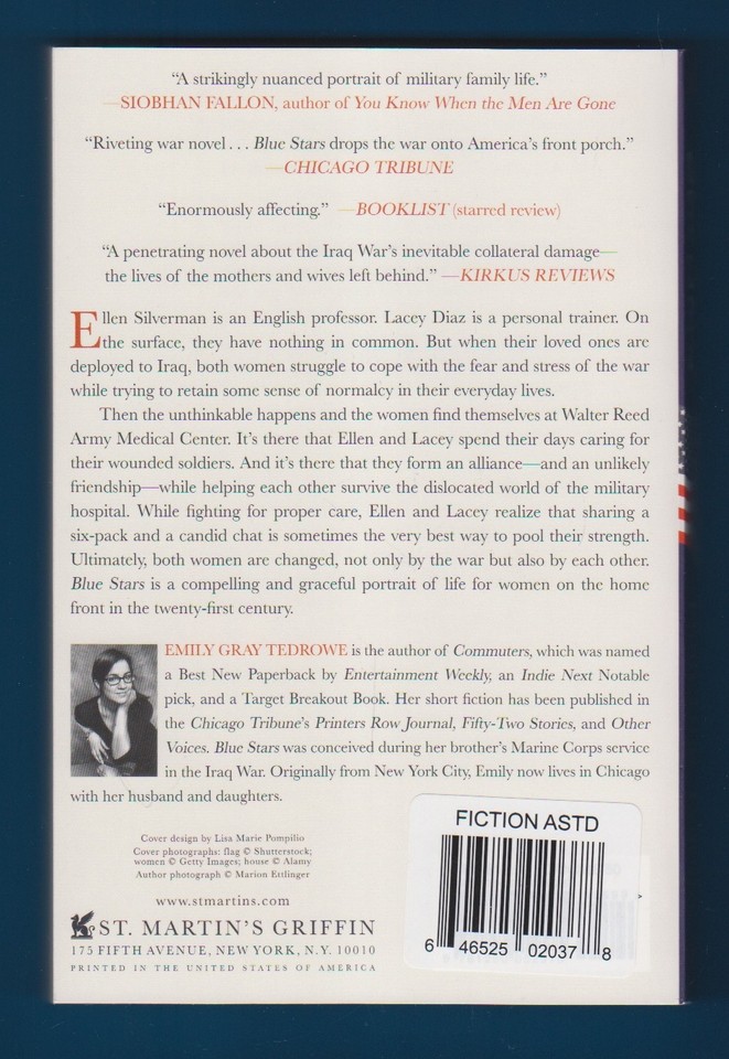 Blue Stars: A Novel by Emily Gray Tedrowe (2016, Paperback ...