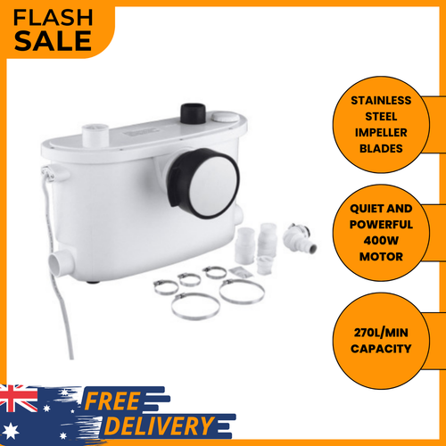 Macerator Sewerage Pump Waste Toilet Sewage Water Disposal Cleaner ...