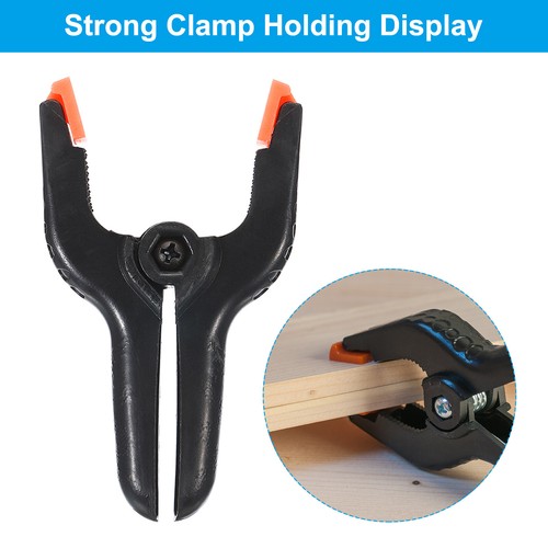 3.5 Inch Spring Clamps, 6 Pack Plastic Flexible Anti-slip Strong Clips ...