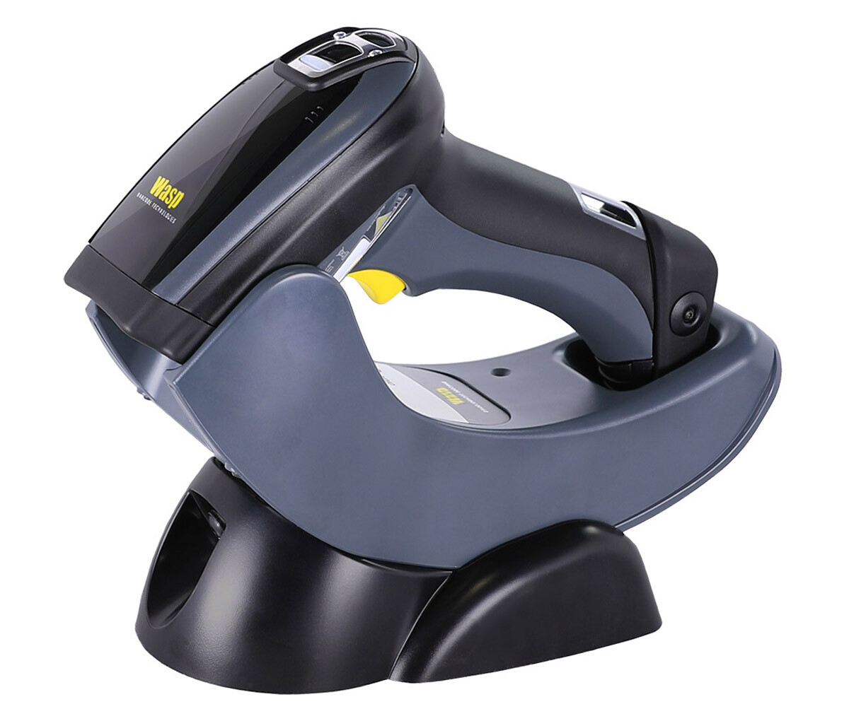 Wasp WWS750 Wireless 2D Scanner with Recharging BASE, Rechargeable ...