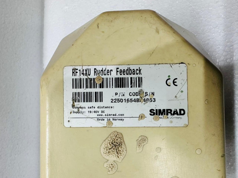 Simrad AP50 Autopilot Control Unit J50 Junction Unit RF 14XU Rudder ...
