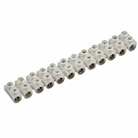 Terminal Connector 2.5Amp Single Strip of 12 Way Electrical Choc Block ...