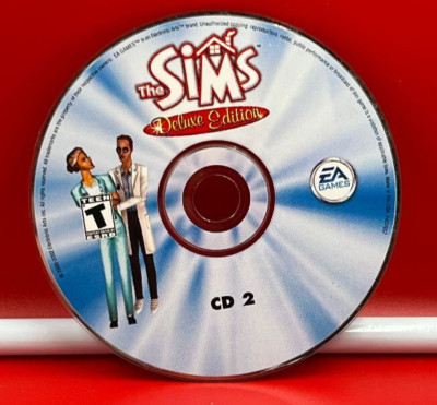 2002 CD Video Game The Sims Deluxe Edition EA Disk 2 | eBay