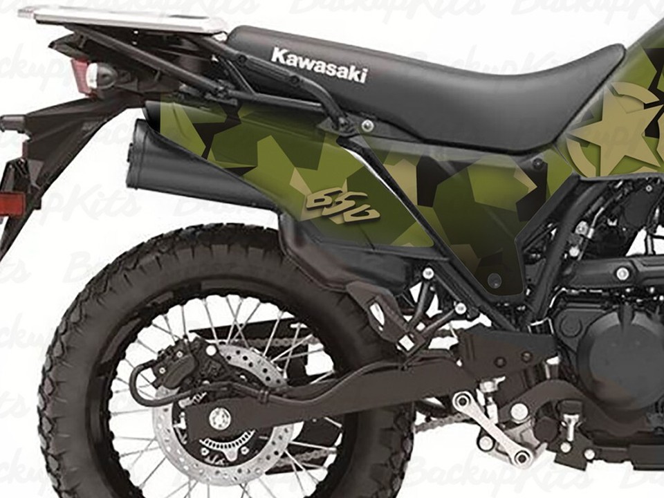 2022-2024 Kawasaki KLR 650 Camouflage Decal Kit Sticker Graphics Kits ...