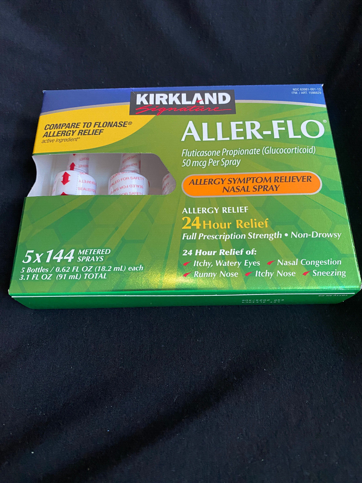 Kirkland Aller-Flo Nasal Spray Fluticasone Flonase Allergy Relief 15 ...