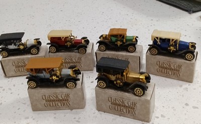 Readers Digest Vintage 1989 Collectors Set of 6 CLASSIC CAR MINIATURES ...