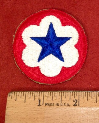Patch for US Armed Services Military Blue Star in White and Red ...