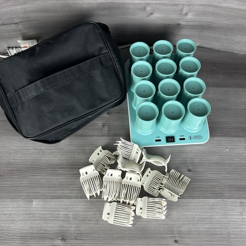 Calista Tools Hot Wavers Heated Rollers Curlers Set Of 12 Travel Bag ...