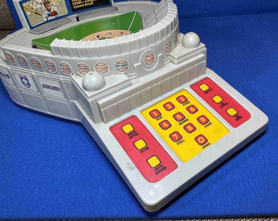 STARTING LINEUP TALKING BASEBALL Electronic Game 1988 PARKER BROTHERS ...