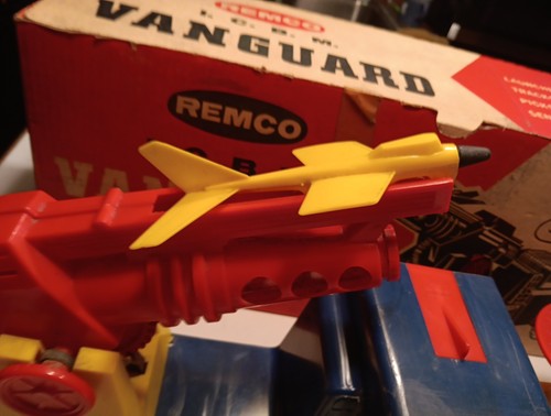 Vintage 1960s Remco, I.C.B.M. Vanguard Satellite Launcher w/ Original ...