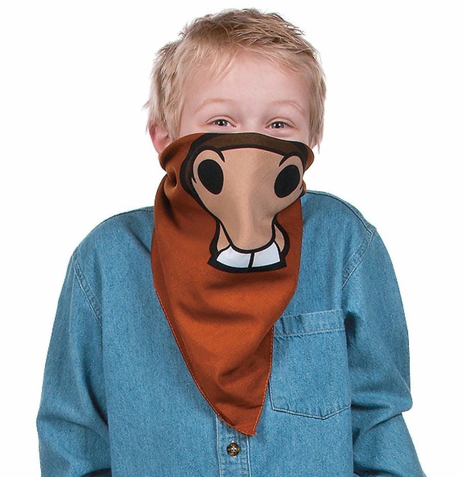 New 12 Pieces Farm Animal Bandanas Halloween Costume Party Pig Cow ...