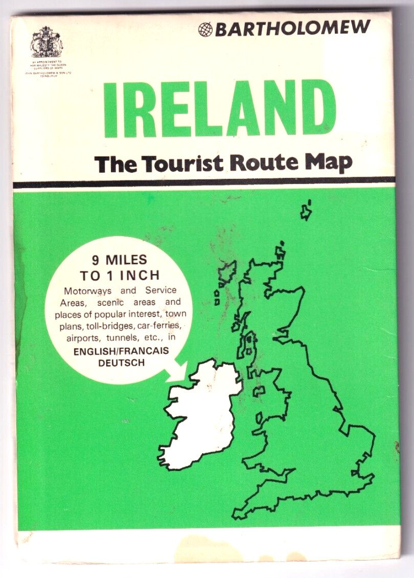 Ireland Map With Tourist Attractions Listed Ireland Travel Maps Maps