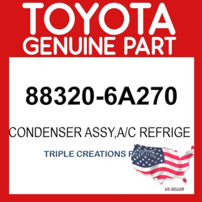 Toyota Genuine 883206A270 Compressor Assy Cooler 88320-6A270 OEM | eBay