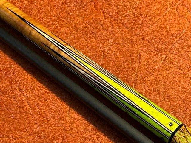 TNT Custom Pool Cue 1 of 1 With Jacoby BLACK Carbon Fiber Shaft ...