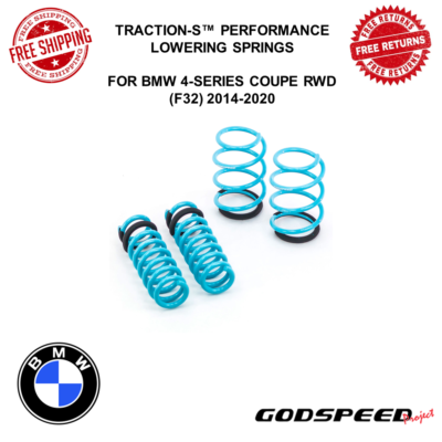 Godspeed Traction-S Performance Lowering Spring For 14-20 BMW 4 Series ...