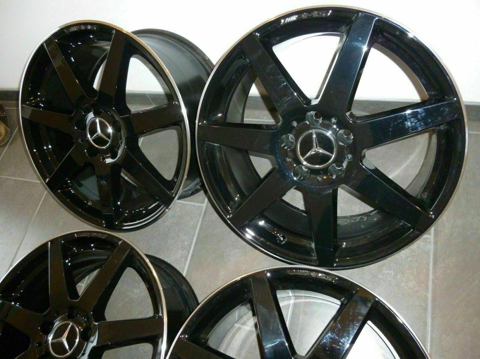 Amg Rims 18" Black Mercedes W204 S204 W205 W207 R171 R170 W209 W208 ...