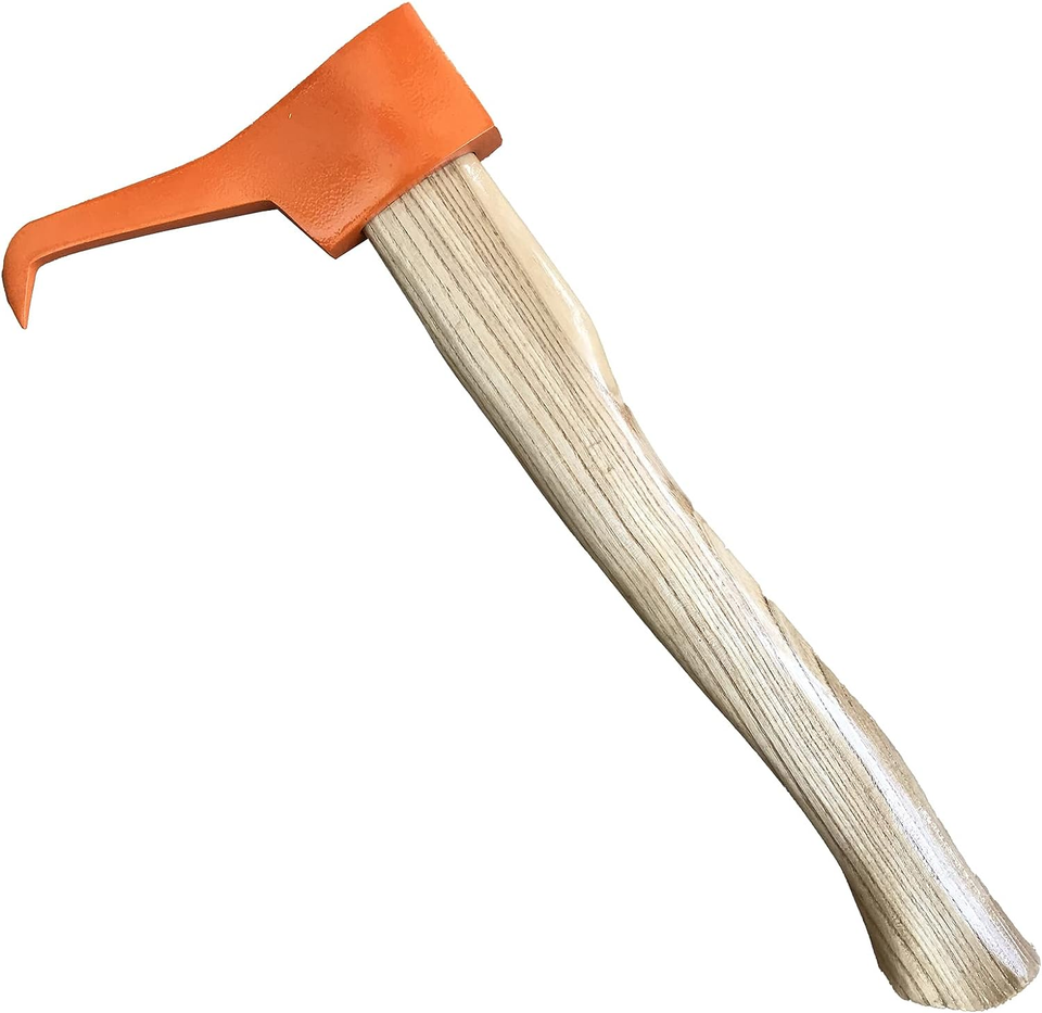 Hookaroon/Pickaroon Logging Tool - Wood Handle, Log Hook for Lifting ...
