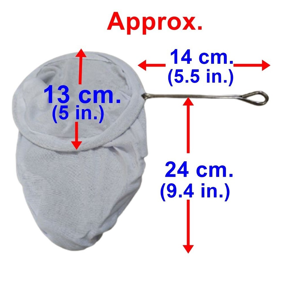 Tea Coffee Strainer Cloth Filter Handle Handmade Thai Traditional ...