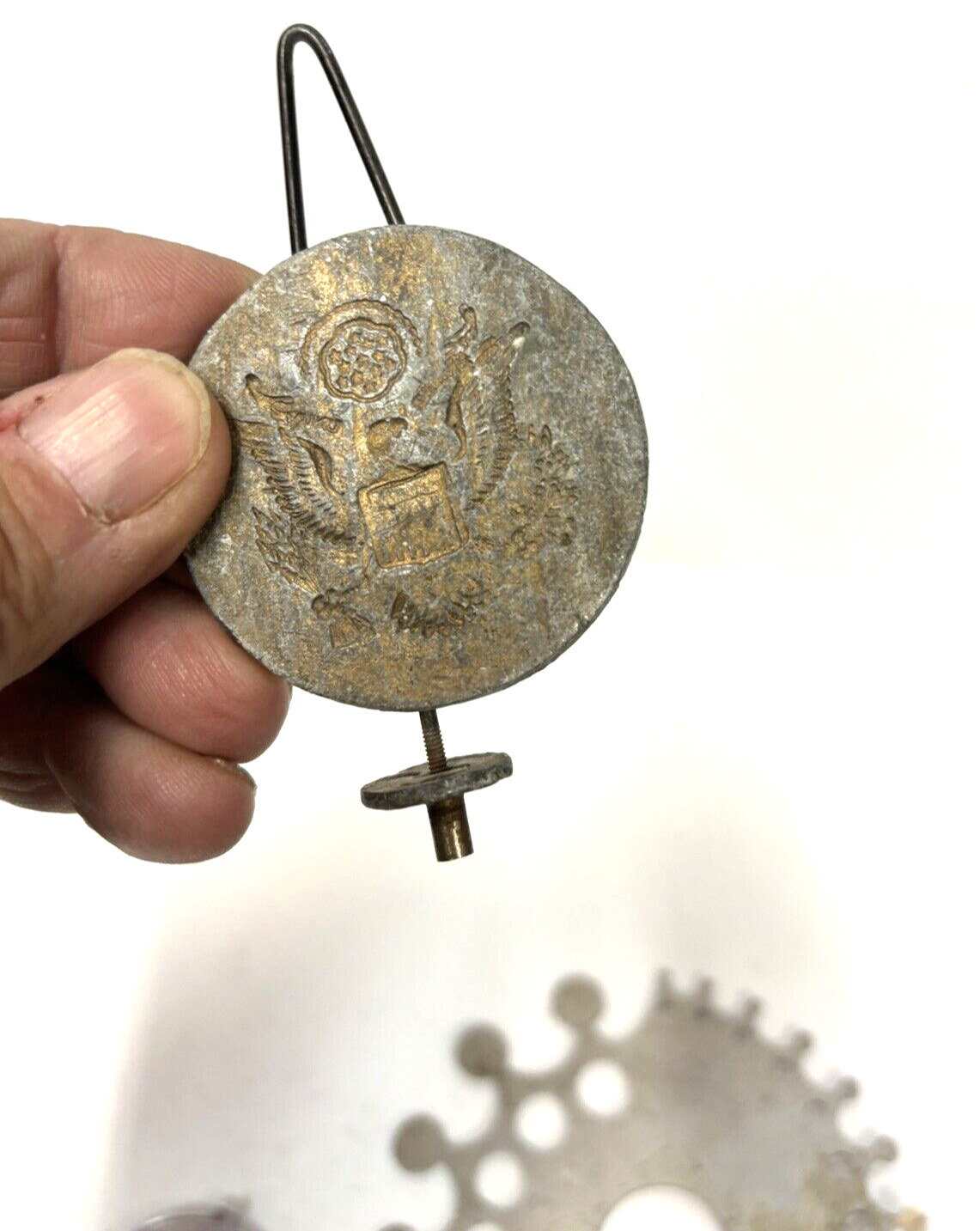 2 clock Pendulum weights weight and 2 watchmaker tools guide | eBay