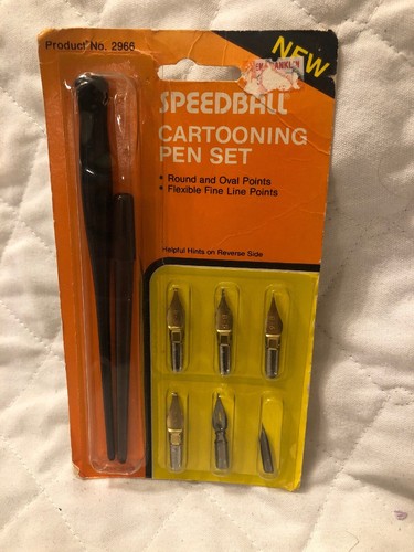 Speedball No. 5 Artists Pen Set (Ideal For Calligraphy , Cartooning Etc ...