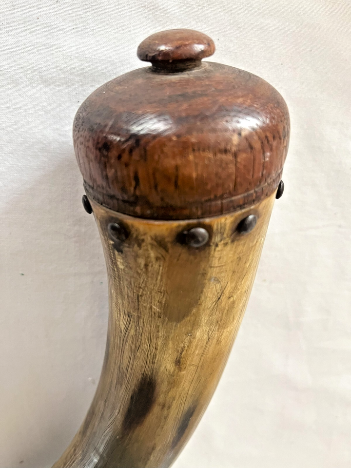 Kentucky Powder Horn for Flint or Percussion Rifle | eBay