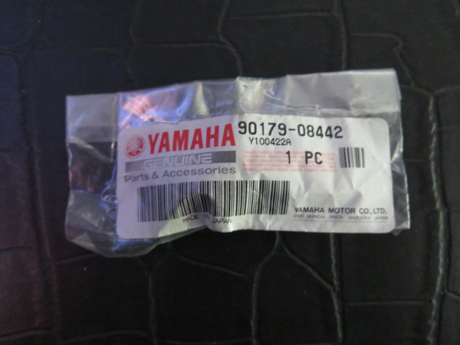NOS OEM YAMAHA NUT 90179-08442 (12D1-1-6) | eBay
