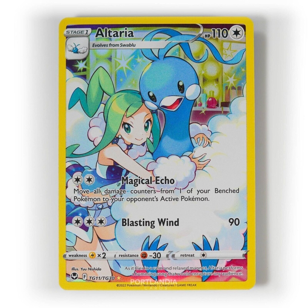 Cartao Pokemon Altaria 6IV Shiny Altaria Pokémon Brilliant Diamond