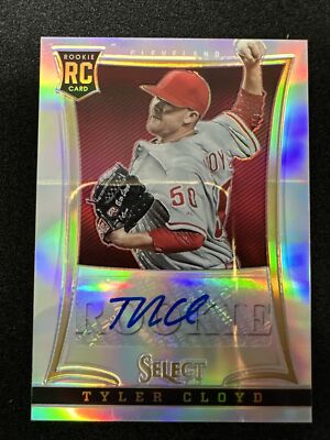 2013 Panini Select Tyler Cloyd Prizm Rookie Auto #33/99 Cleveland ...