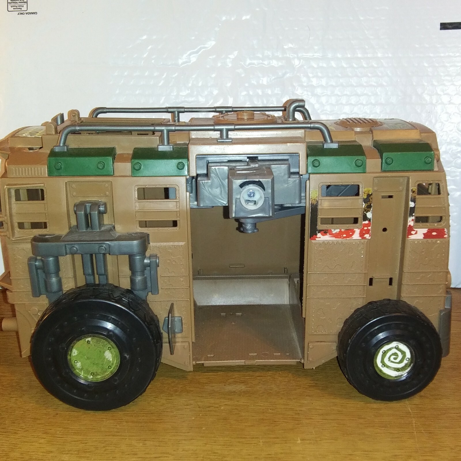 Teenage Mutant Ninja Turtles TMNT Vehicle Shellraiser Incomplete Viacom ...