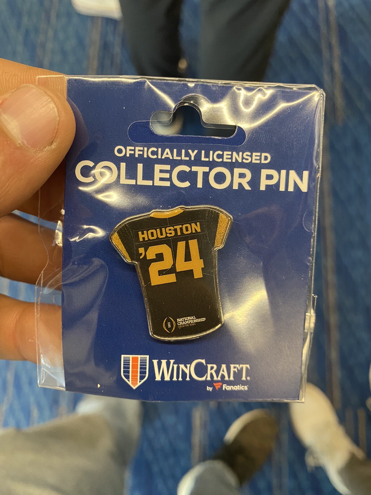 2024 Cfp National Championship Pin Michigan Washington Houston 1/8/24 ...