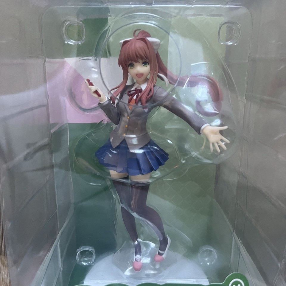 Doki Doki Literature Club Monika School Girl Pop Up Parade Figure | eBay