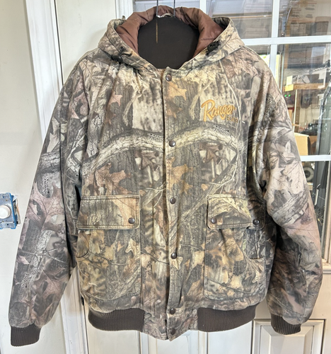 Vintage Ranger Boats Camo Hunters Jacket Kudzu Mens XL | eBay