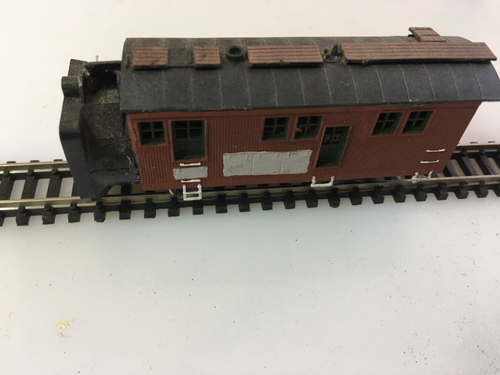 Non-Powered Rotary Snow Plow Broken Steps N Scale Trains | eBay