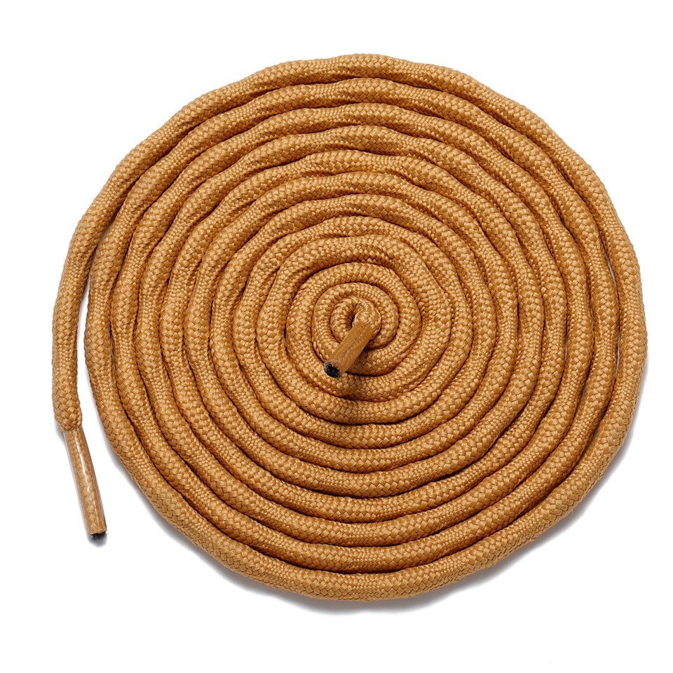 1 Pair Round Wave Shape Non Slip Heavy Duty Hiking Work Boot Shoe Laces ...