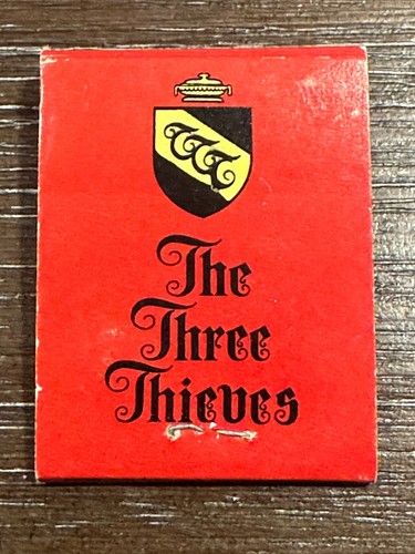 The Three Thieves Restaurant, Washington, DC, Full Front Strike Matchbook | eBay