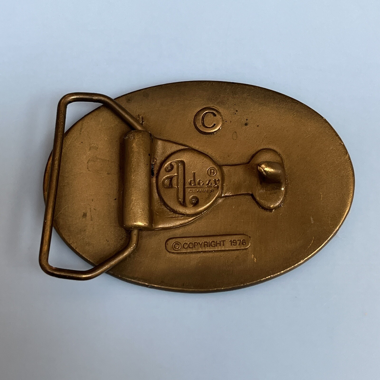 VINTAGE 70’s Burlington Northern Belt Buckle Train Ra… - Gem