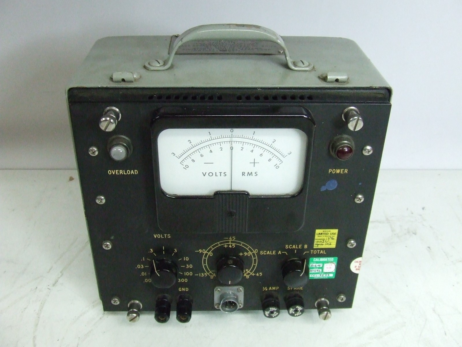 Sperry Marine System ME-111/U Phase Sensitive Voltmeter *Tested* | eBay