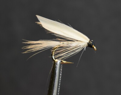 White Miller Black Head Wet Fly Fishing Fly Flies, 1 Fly, You Choose ...