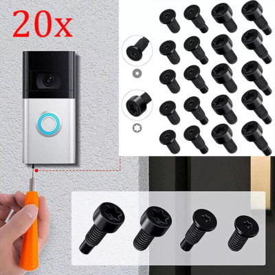 Replacement Ring Doorbell Screws 20x Security Screws Compatible + Video ...