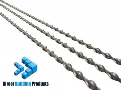 1mtr Stainless Steel Helical bar masonry crack repair stitching 6mm Qty ...