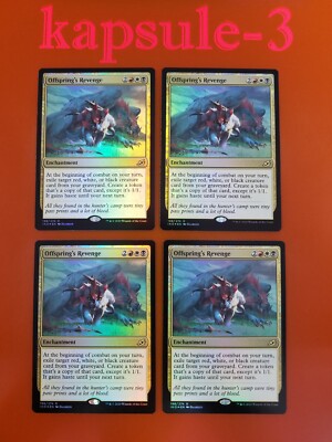 4x Offspring's Revenge | FOIL | Ikoria Lair of Behemoths | MTG Magic ...