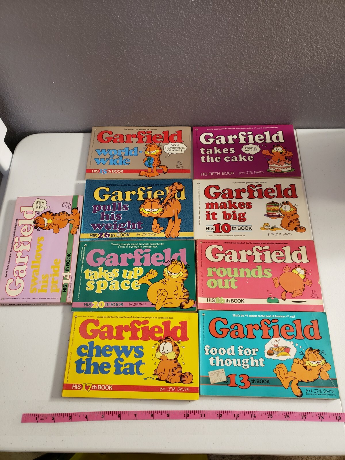 Lot of 9 Vintage Garfield Books | eBay