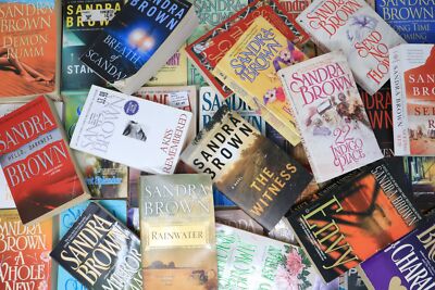 Lot of 10 Sandra Brown Paperback Books MIX Romance Suspense Historical ...